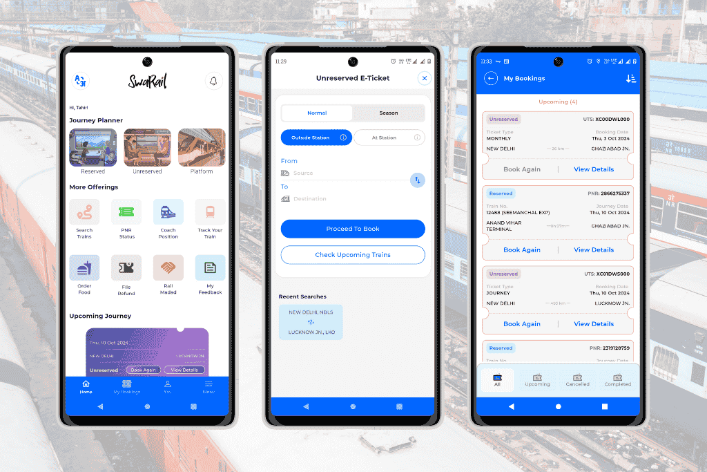 Indian Railways Launches SwaRail SuperApp for All Services