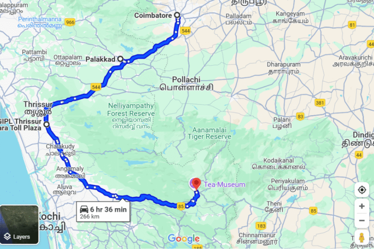 Coimbatore to Munnar or CBE–Kochi–Munnar: Which Route is Better ...